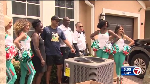 Dolphins program, Wounded Warrior Project team up to gift new AC to ...