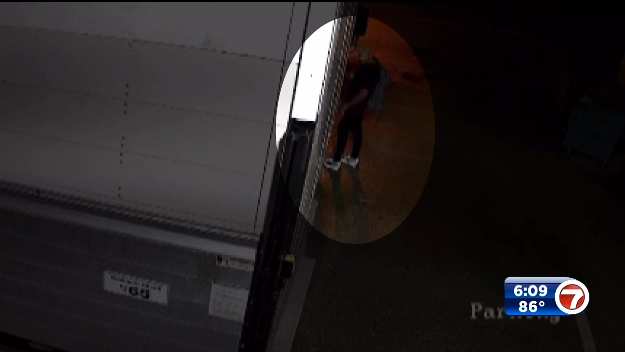 Man Caught On Camera Stealing Work Truck From Sw Miami Dade Business
