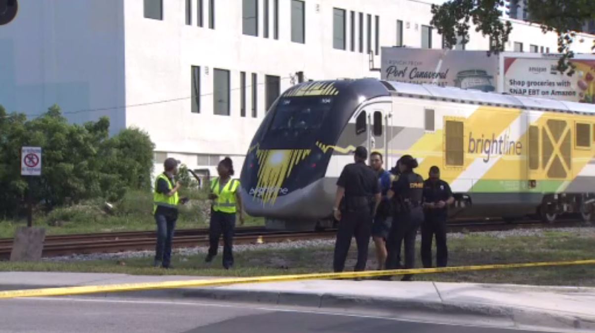 Bicyclist critical after collision with Brightline train in Miami ...