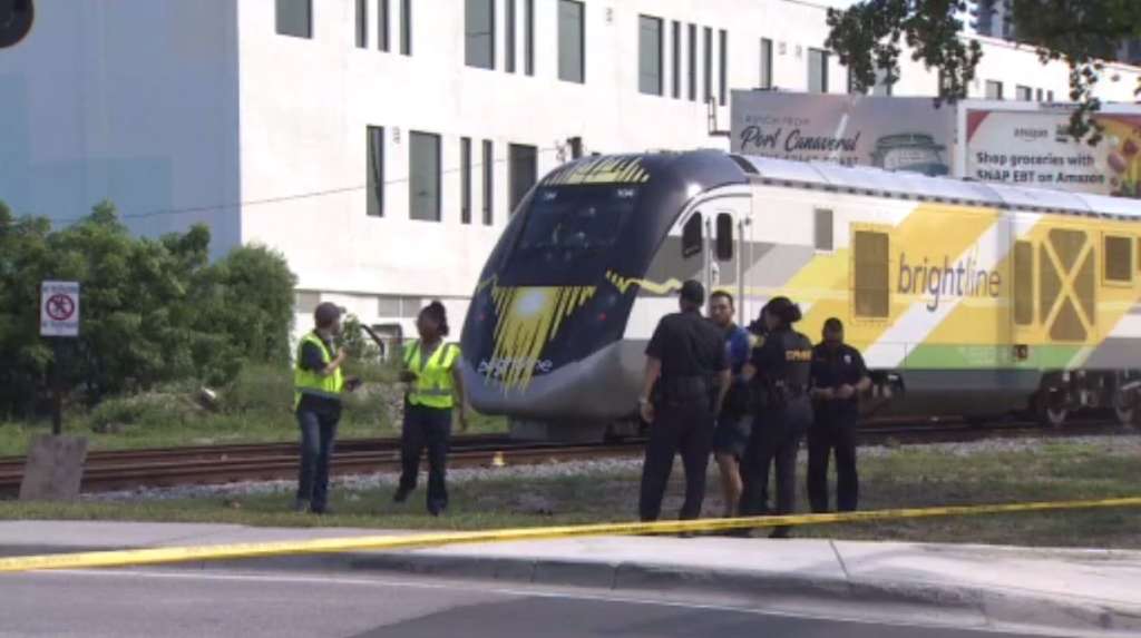 Bicyclist critical after collision with Brightline train in Miami ...