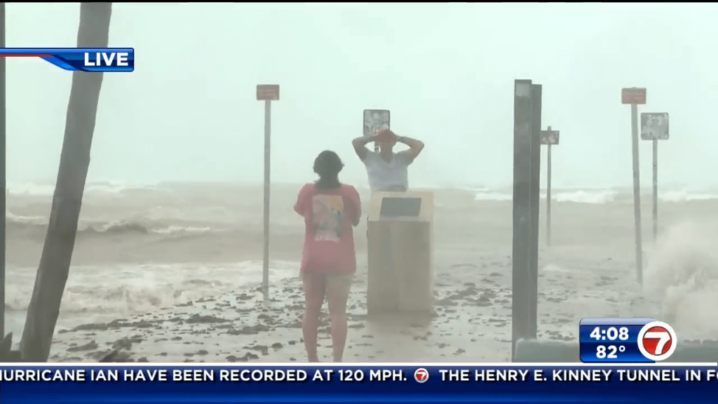 South Florida Feeling Outer Bands Of Hurricane Ian Wsvn 7news Miami