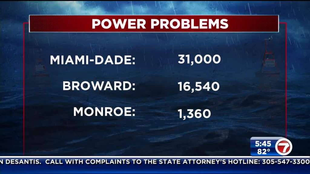 Power outages throughout South Florida due to Hurricane Ian – WSVN ...