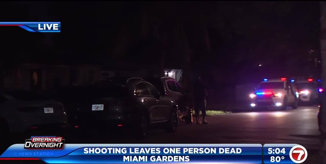Miami Gardens shooting leaves 1 dead; police continue investigation ...