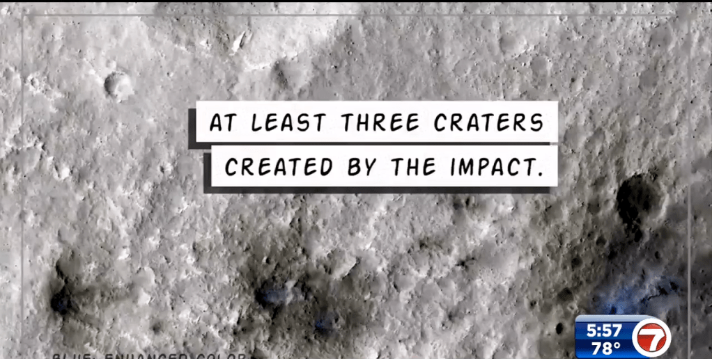 NASA Mars lander captures strikes by 4 incoming space rocks – WSVN ...