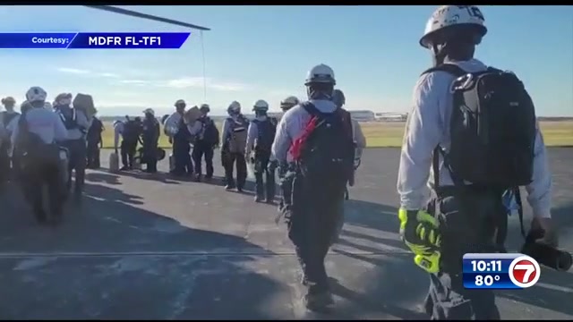 MDFR Florida Task Force 1 continues search for survivors in Ian-ravaged ...