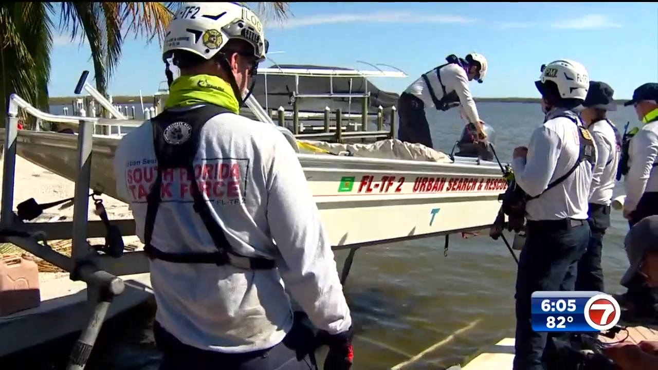 Florida Task Force 2 takes to the water and air in Fort Myers in ...