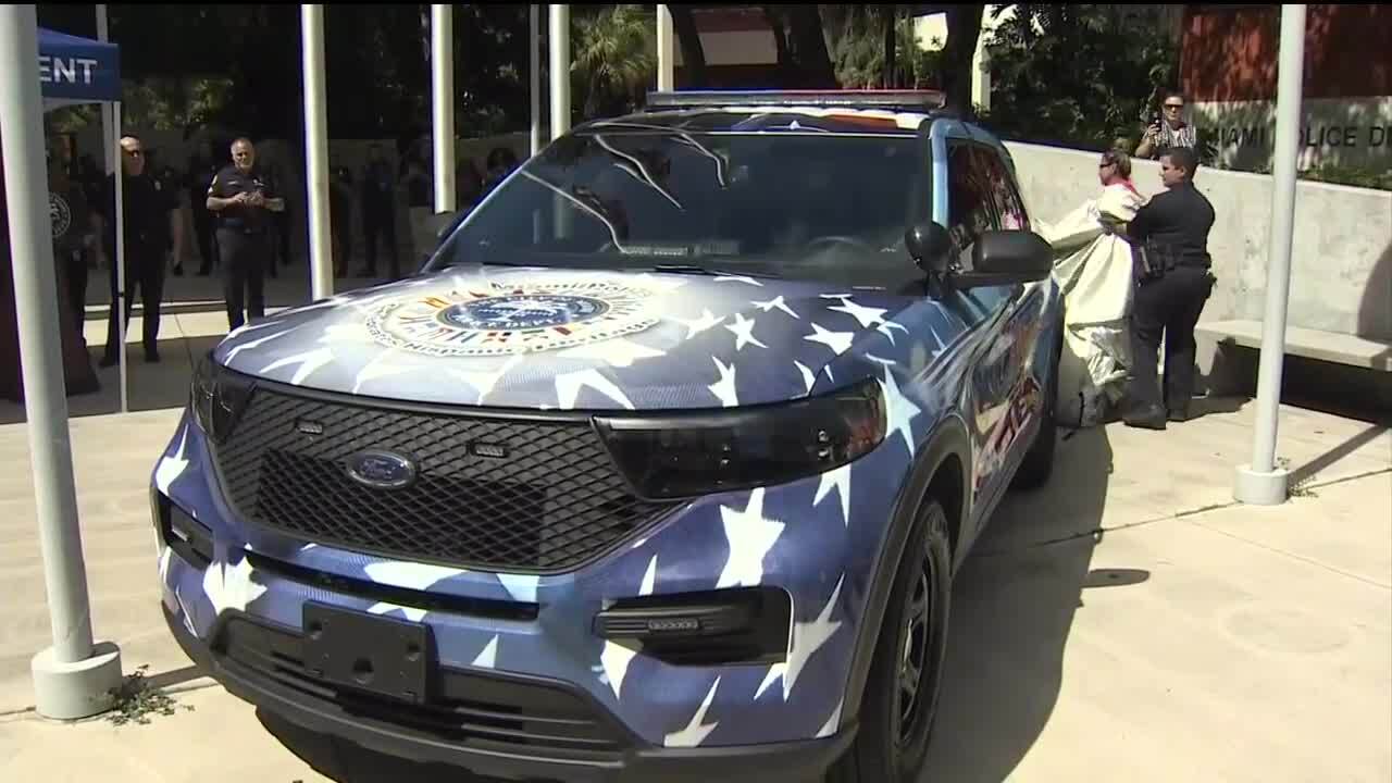 Miami Police Department unveils new vehicle in honor of Hispanic ...