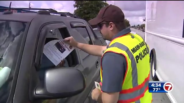 Detectives pass out flyers in NW Miami-Dade amid search for driver in ...