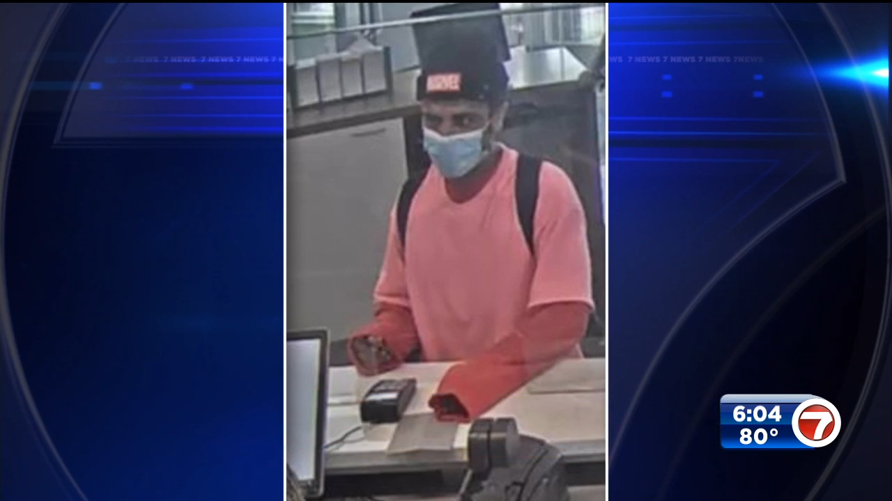 Police search for bank robber in Hollywood - WSVN 7News | Miami News ...