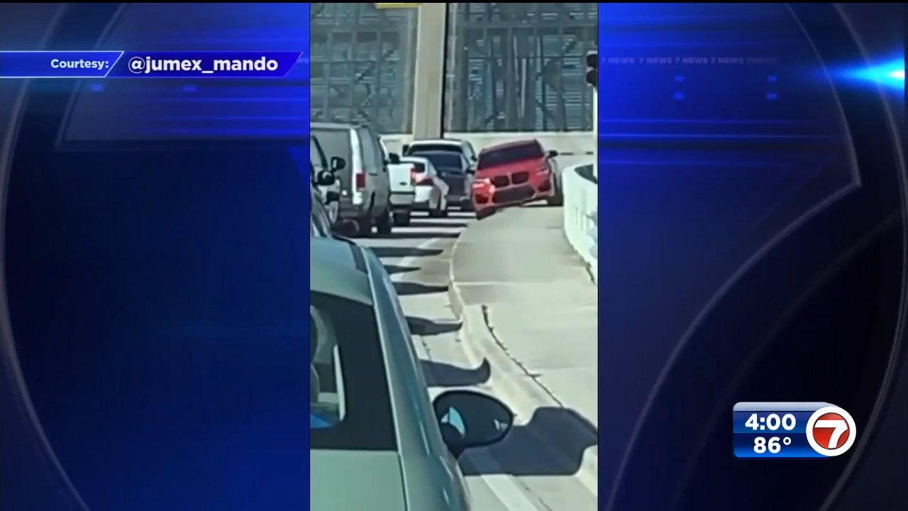 Video shows trio of suspected catalytic converter thieves going against traffic to evade police ...