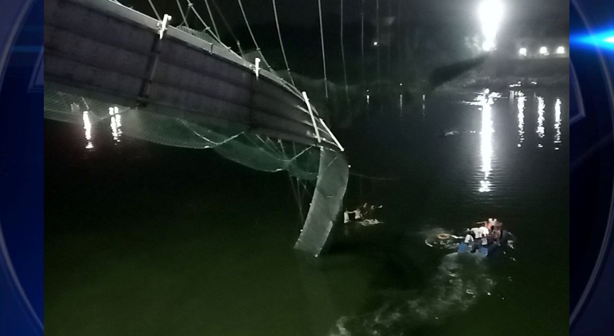 Children among at least 60 dead in India bridge collapse - WSVN 7News ...
