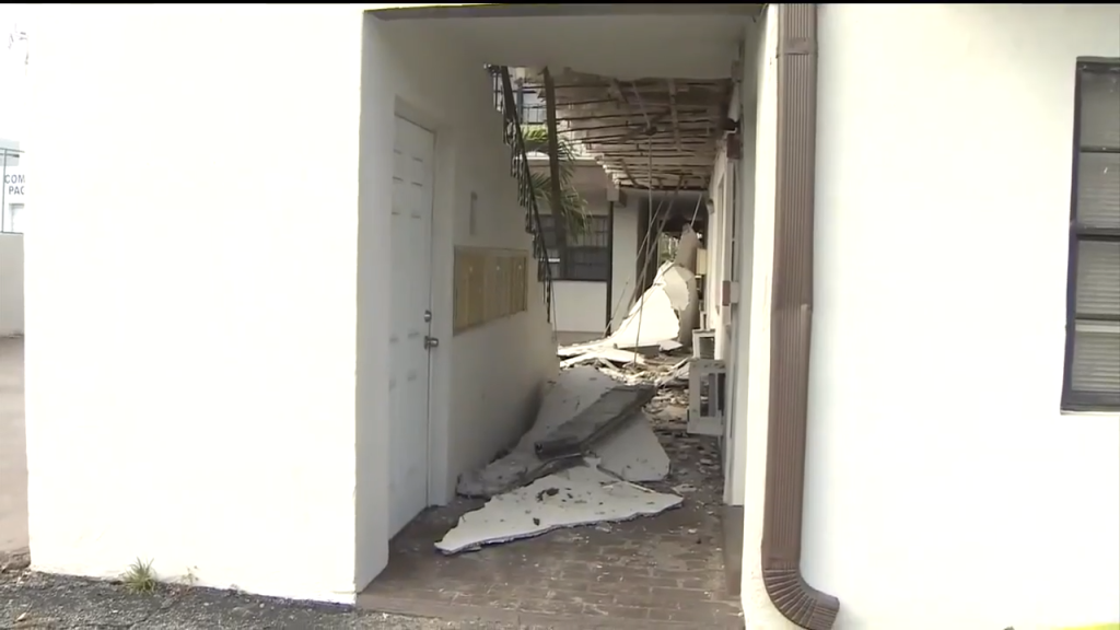 Residents evacuated after Hialeah apartment building ceiling collapses ...