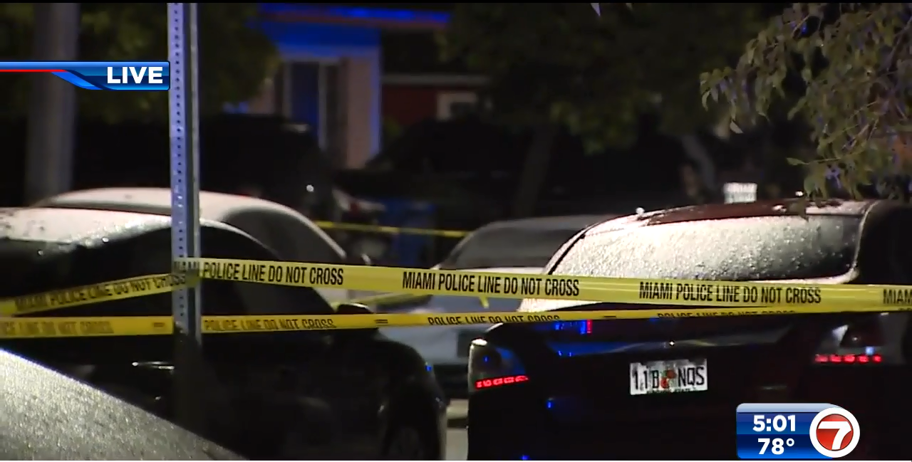 Police Take Suspects Into Custody After Shooting In Miami Neighborhood