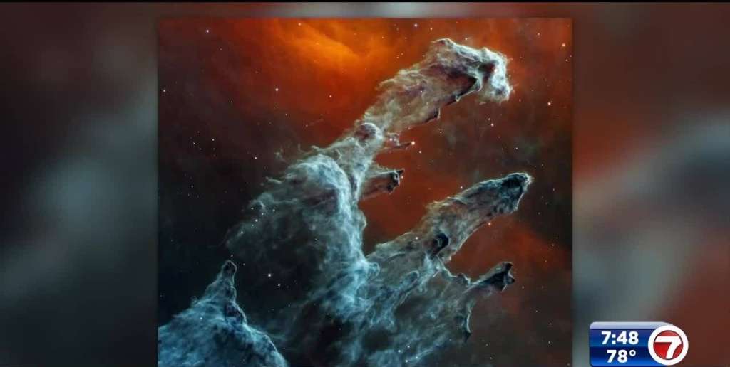 Ghostly figures emerge from Pillars of Creation in new Webb telescope ... Ghostly figures emerge from Pillars of Creation in new Webb telescope ...