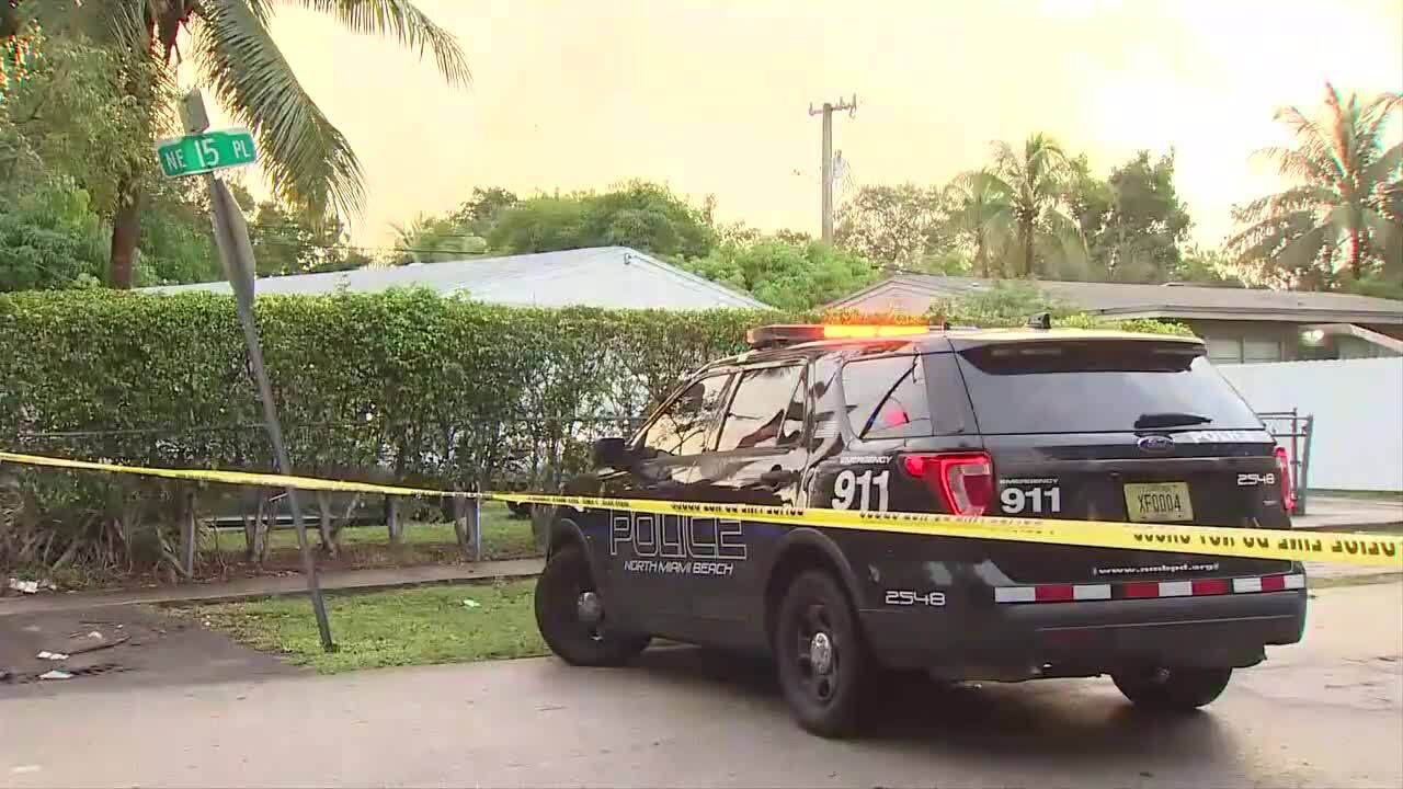 Police investigate North Miami Beach home targeted by shooter - WSVN ...