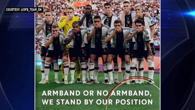 Germany players cover mouths at World Cup in FIFA protest - WSVN 7News ...