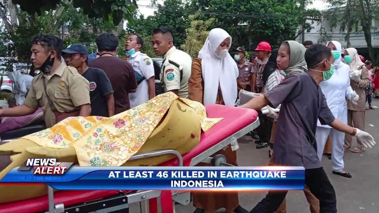 Earthquake shakes Indonesia’s Java island; at least 46 dead - WSVN ...