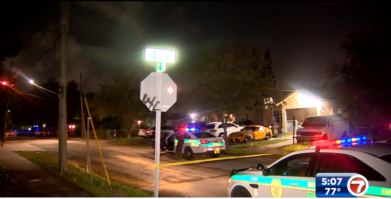 Police Investigate Shooting In Northwest Miami Dade 2 Hospitalized