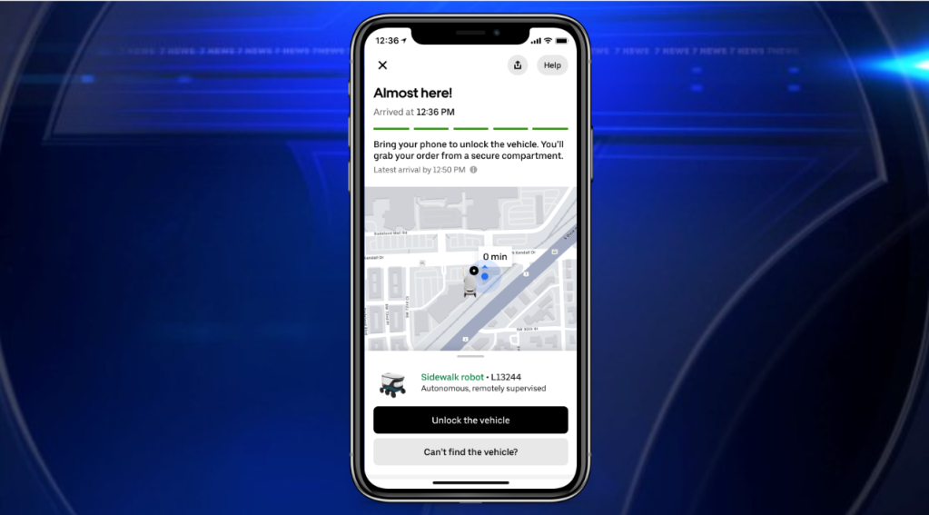 Uber Eats launches robot delivery service in Miami - WSVN 7News | Miami ...