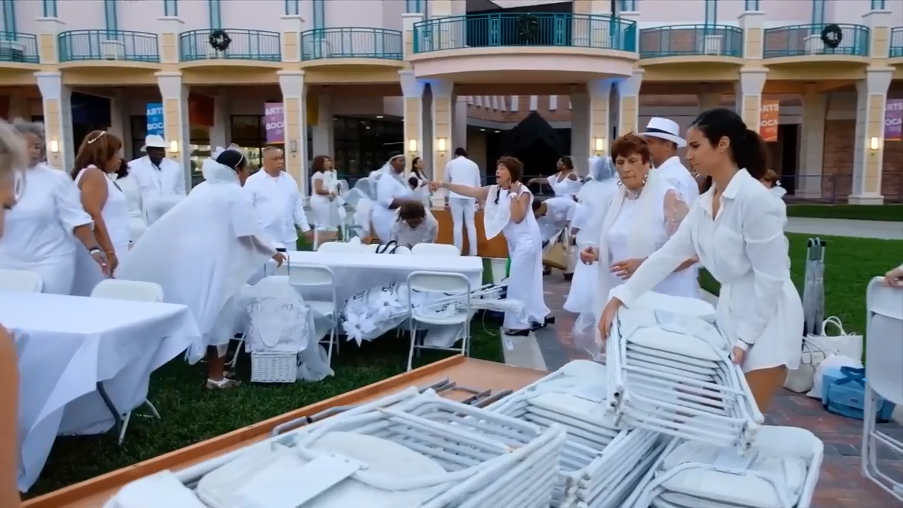 Experience French-Parisian picnic at Diner en Blanc West Palm Beach ...