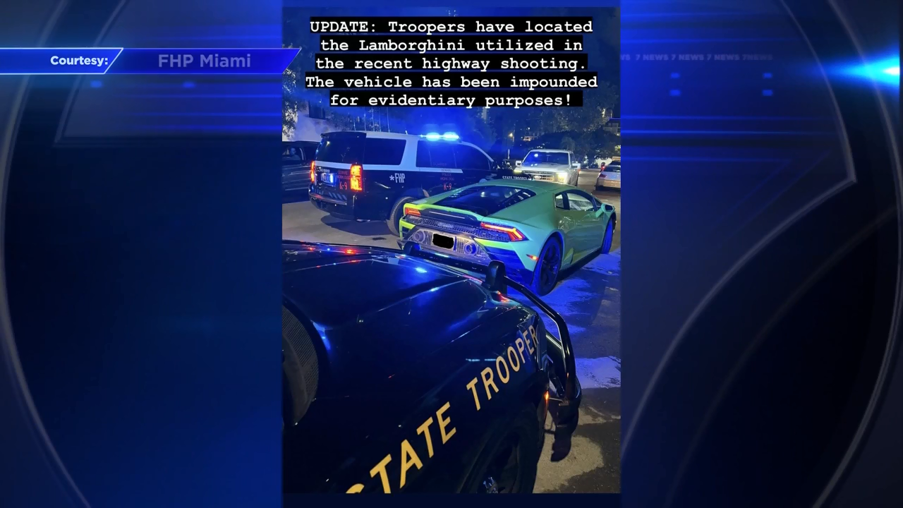 Police impound Lamborghini connected to passenger who fired gun out of ...