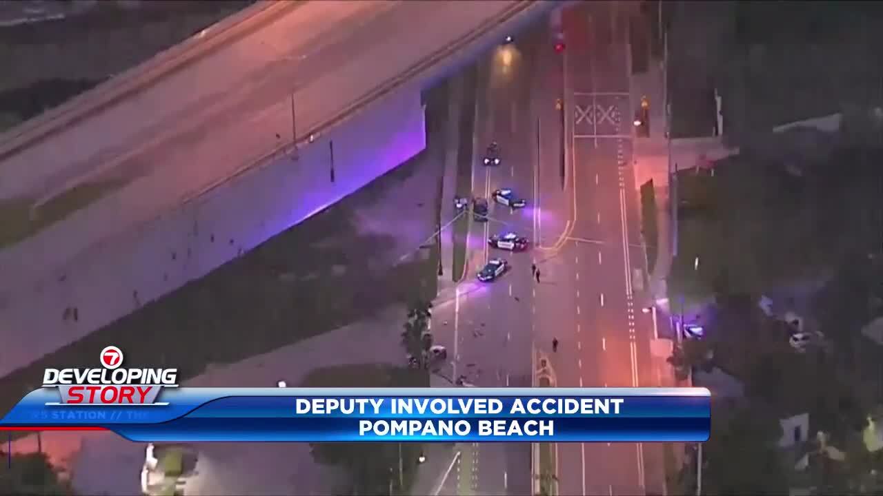 Police investigate deputy-involved crash on MLK Blvd in Pompano Beach ...