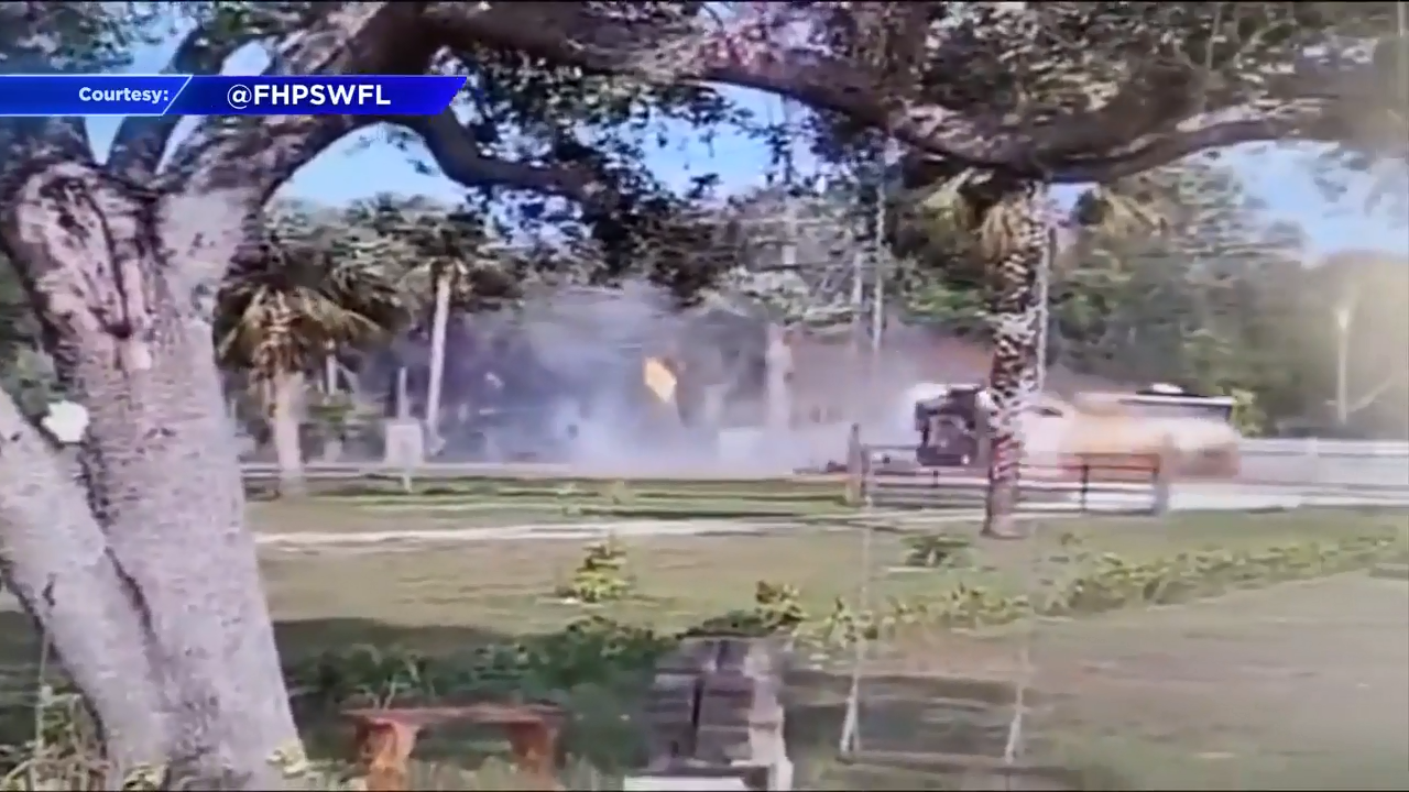 2 suffer minor injuries after tanker ejection in SW Florida - WSVN ...