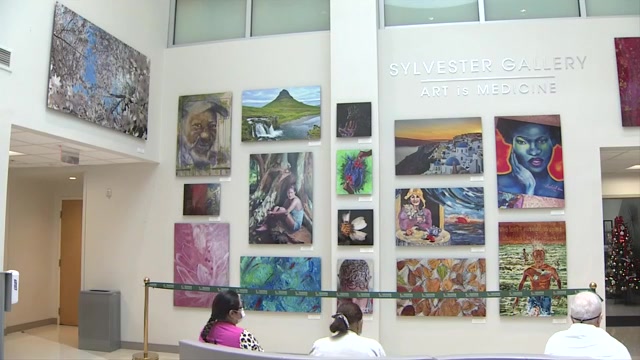 Sylvester Comprehensive Cancer Center unveils exhibit with artwork ...