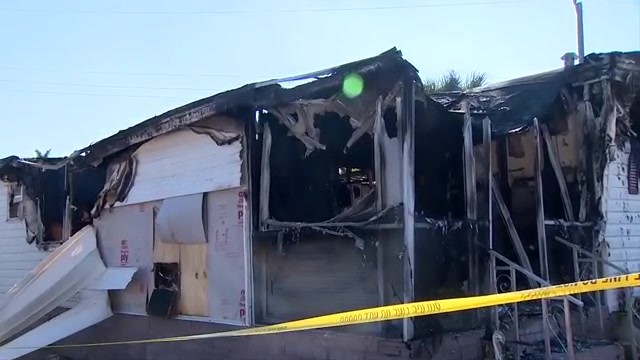 Crews extinguish mobile home fire in Davie; couple in their 60s injured ...
