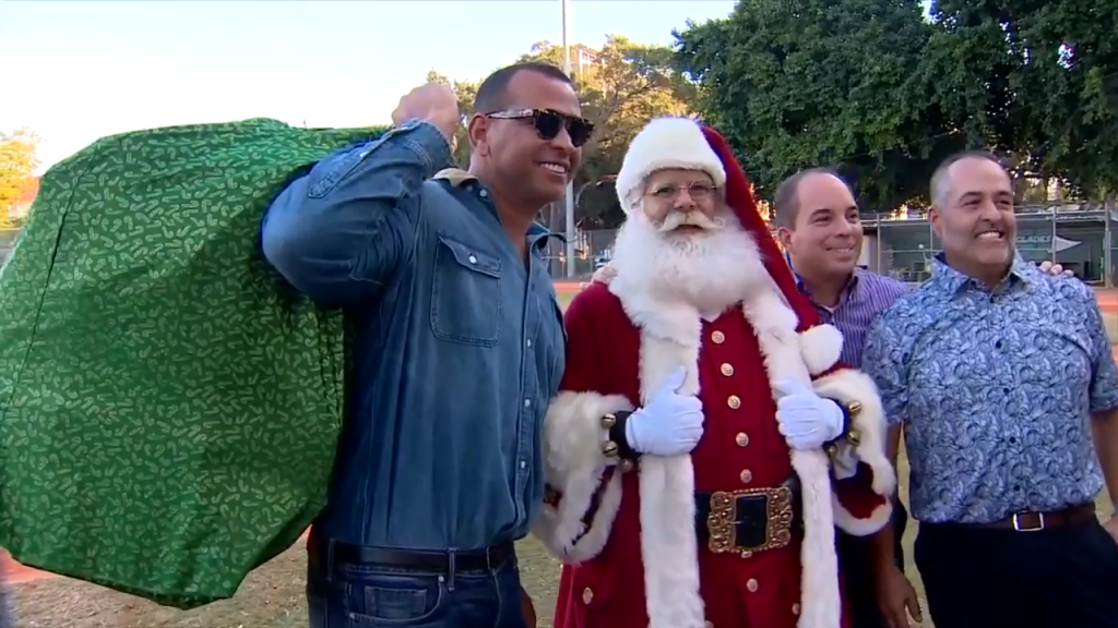 Alex Rodriguez holds holiday event for Boys and Girls Club of Miami ...