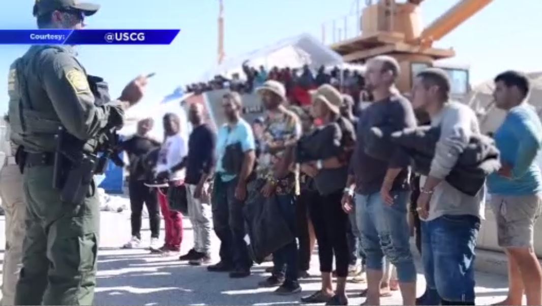 Coast Guard Returns 273 Migrants Intercepted Off Florida Coast To Cuba