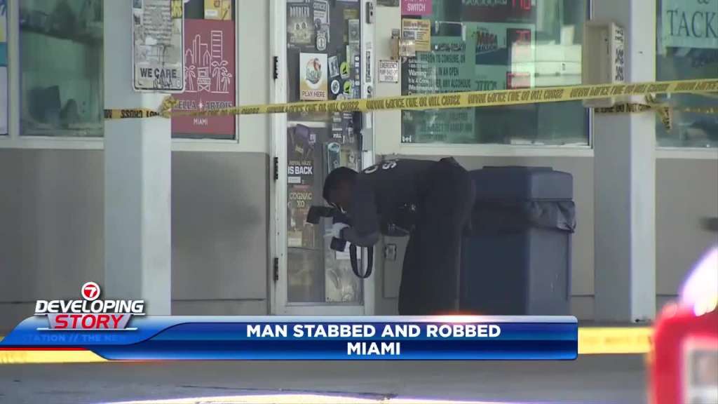 Man transported to hospital after being stabbed in Miami; suspect in ...