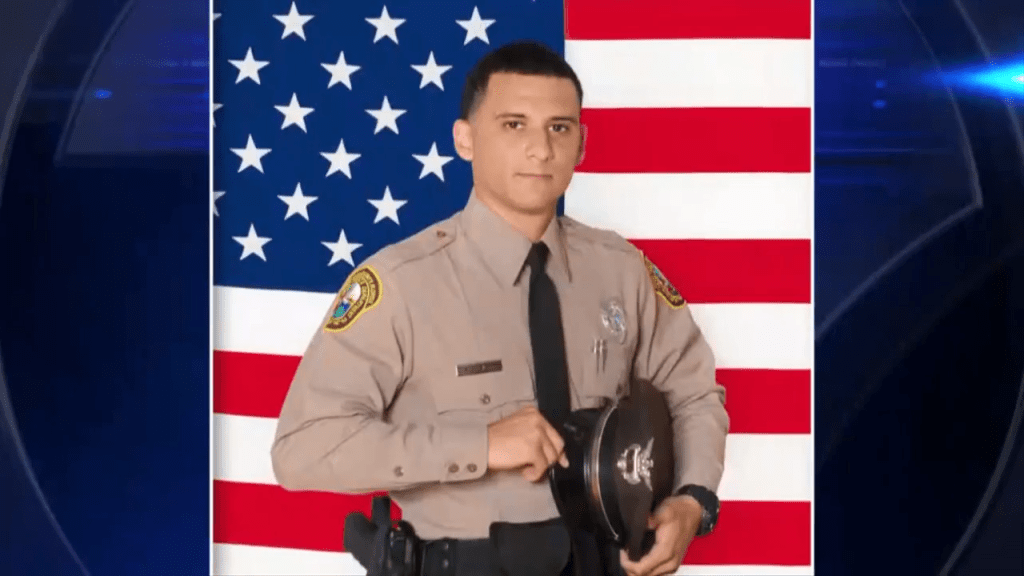 Road named in honor of officer Cesar Echaverry who was killed in line ...