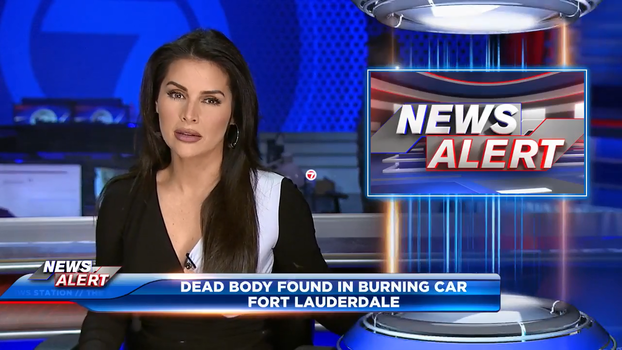 Body found inside burning car in Fort Lauderdale - WSVN 7News | Miami ...