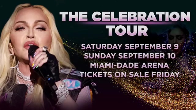 Madonna adds 2nd Miami date for ‘The Celebration Tour’ – WSVN 7News ...
