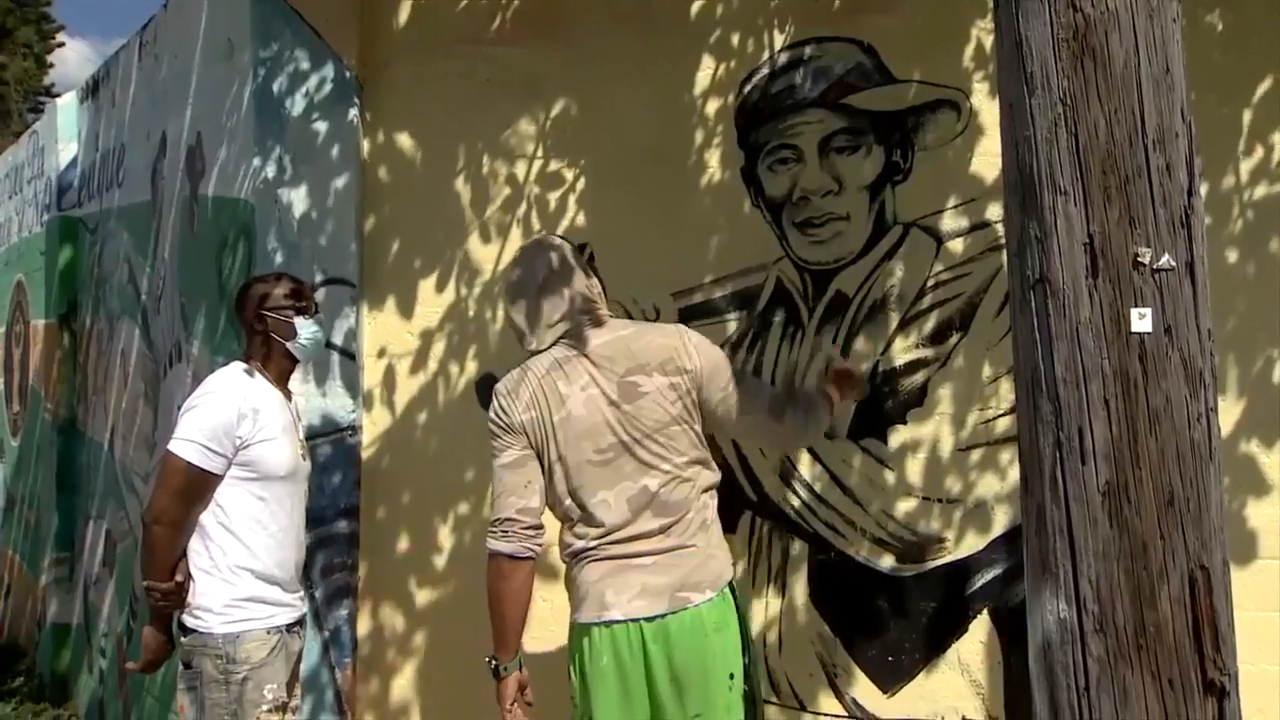 New mural displays legendary athletes for Black History Month in ...