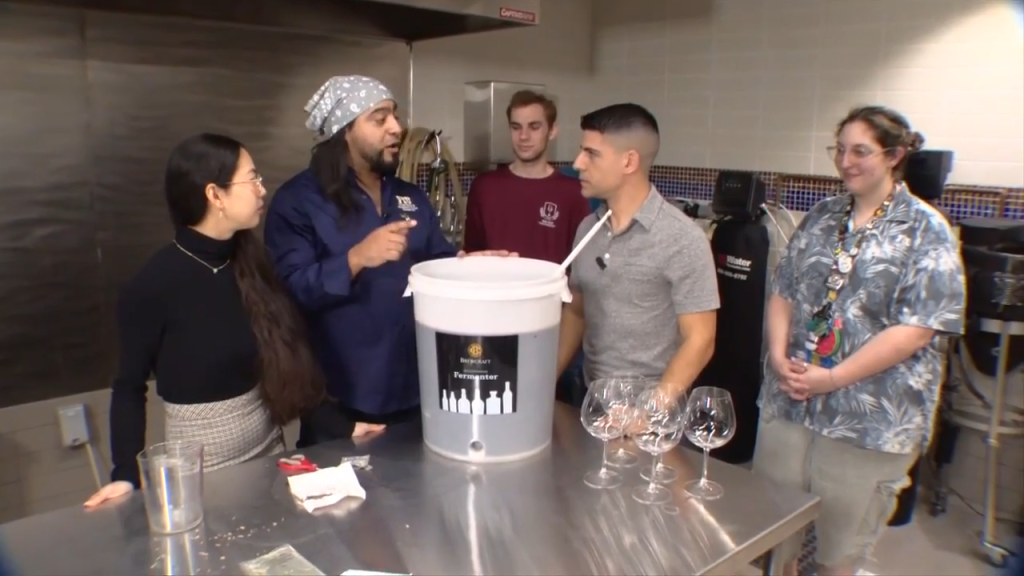 FIU students show Alex how to make wine – WSVN 7News | Miami News ...