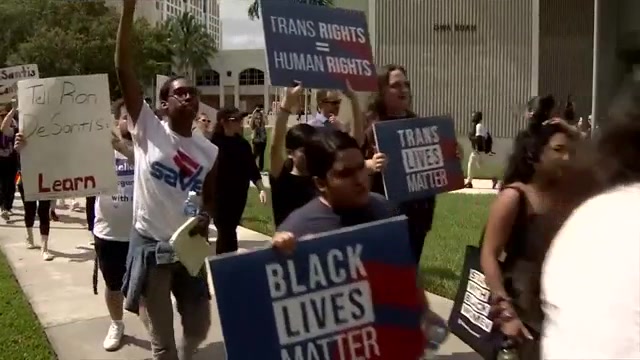 College, high school students stage walkouts across Florida to protest ...