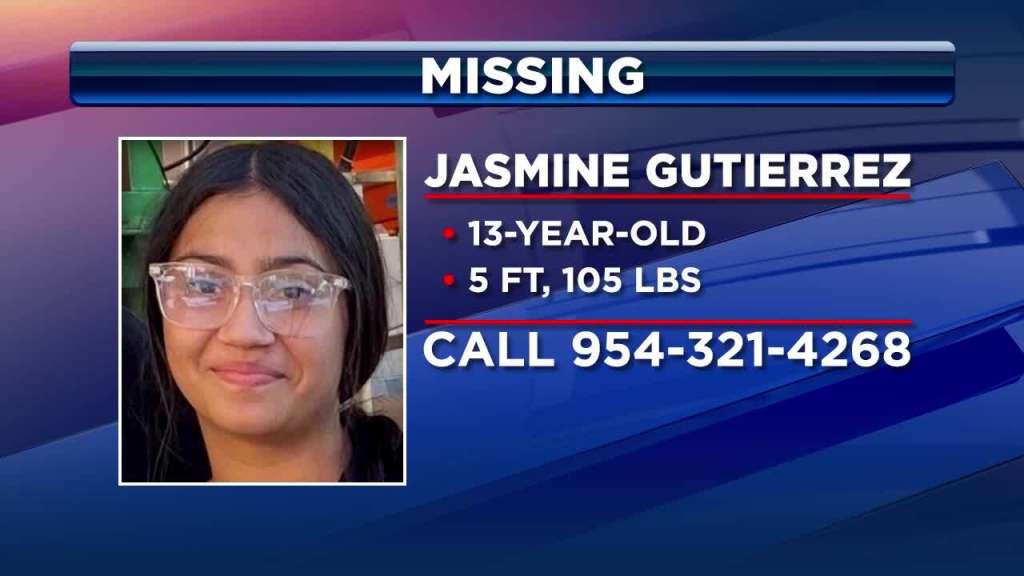 BSO searching for 13-year-old girl missing from Oakland Park – WSVN ...