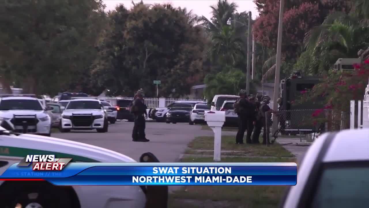 MDPD takes man barricaded in NW Miami-Dade home into custody - WSVN ...