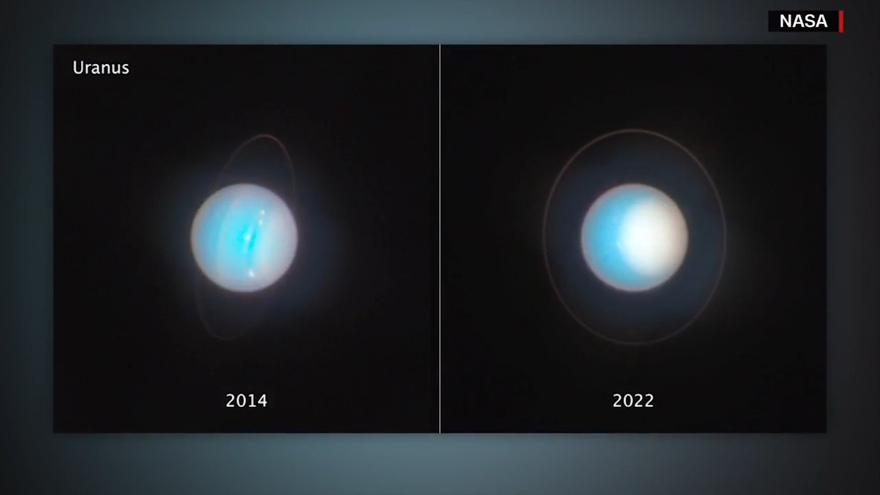 New Hubble images reveal stunning seasonal transformations on Uranus ...