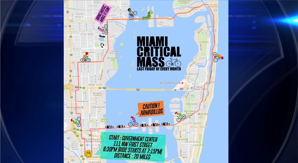 Critical Mass cycling event to impact traffic in Miami, Miami Beach ...