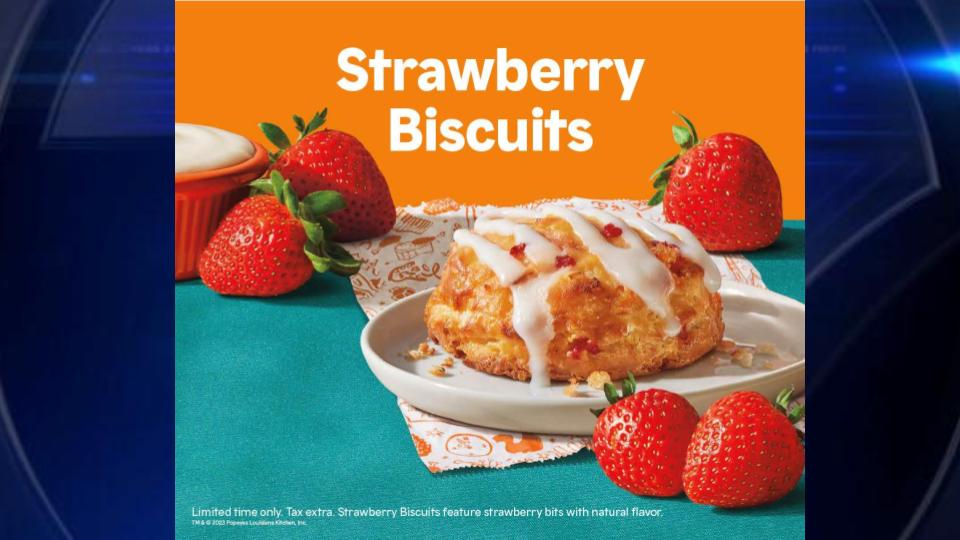 Popeyes releases Strawberry Biscuits for limited time - WSVN 7News ...