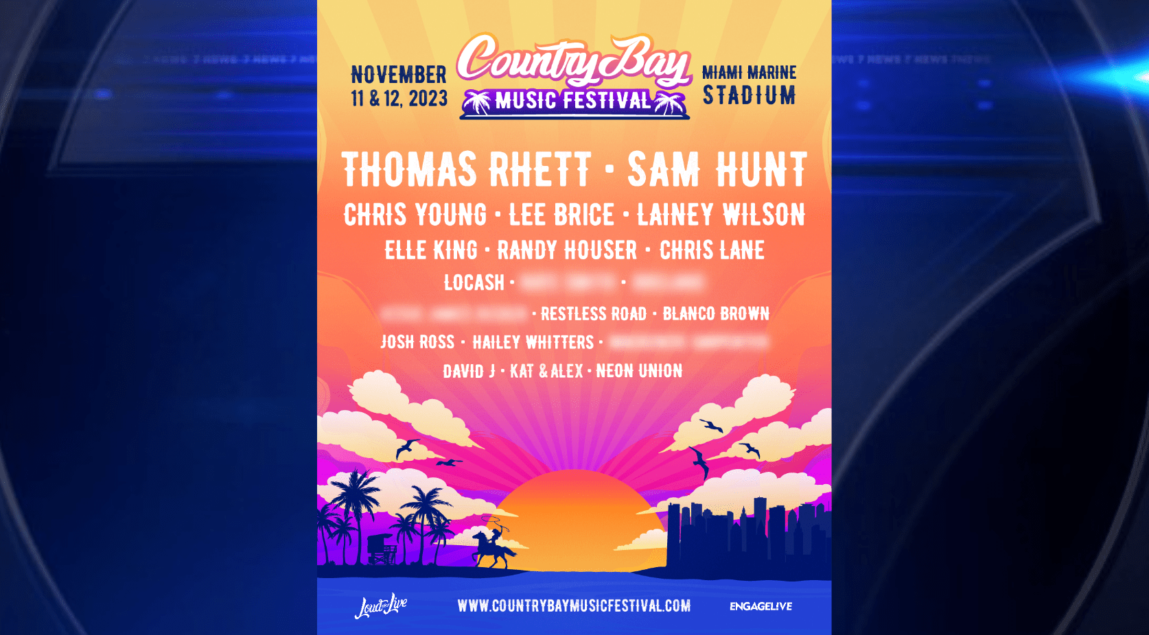 Miami goes country with new music festival - WSVN 7News | Miami News ...