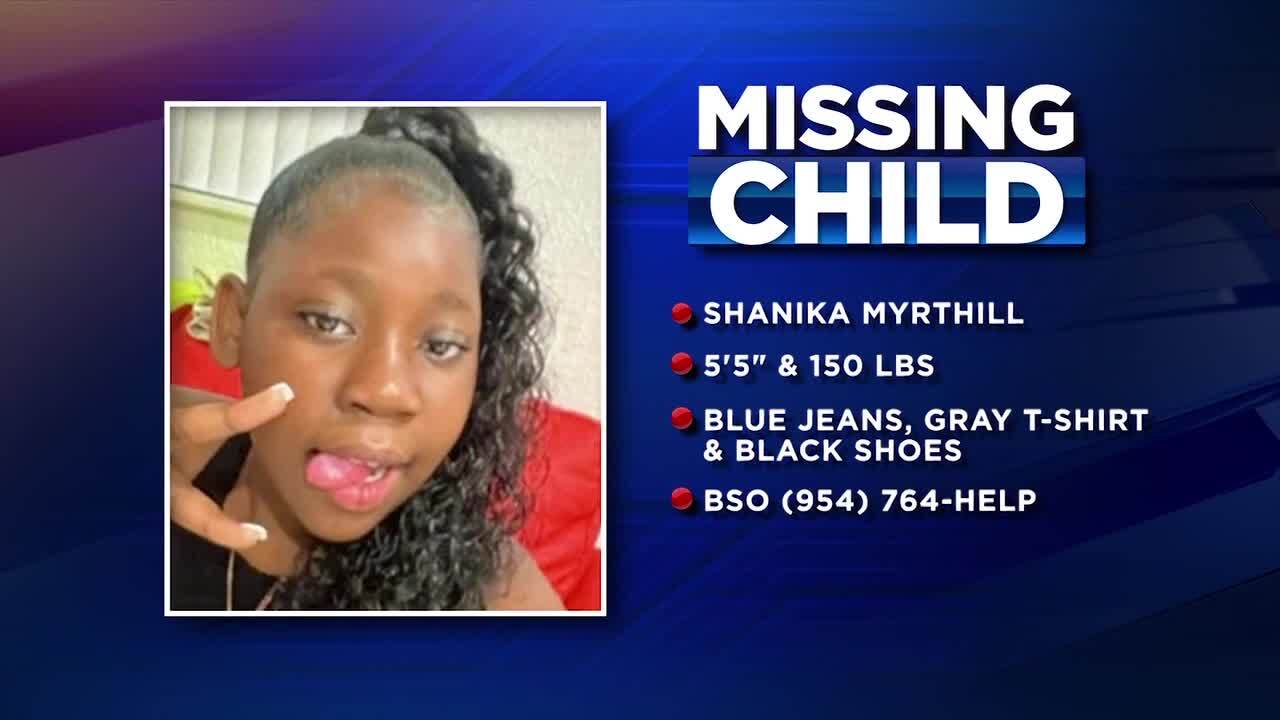 Bso Search For Missing 12 Year Old Girl In Lauderdale Lakes Wsvn