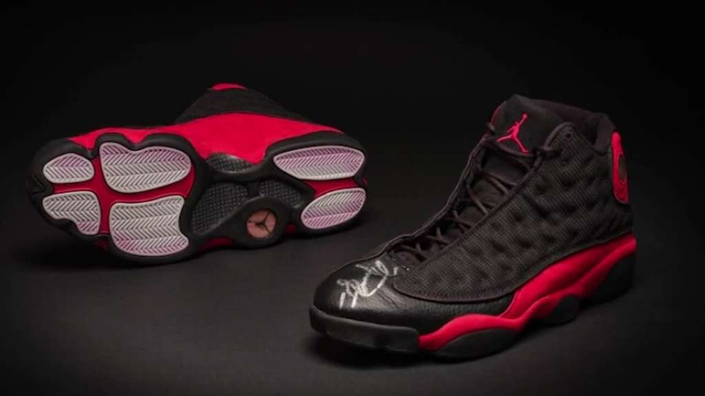 Michael Jordan’s 1998 NBA Finals sneakers sell for a record $2.2 ...