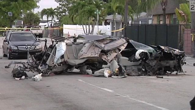 Driver hospitalized after hitting concrete pole in Hallandale Beach ...