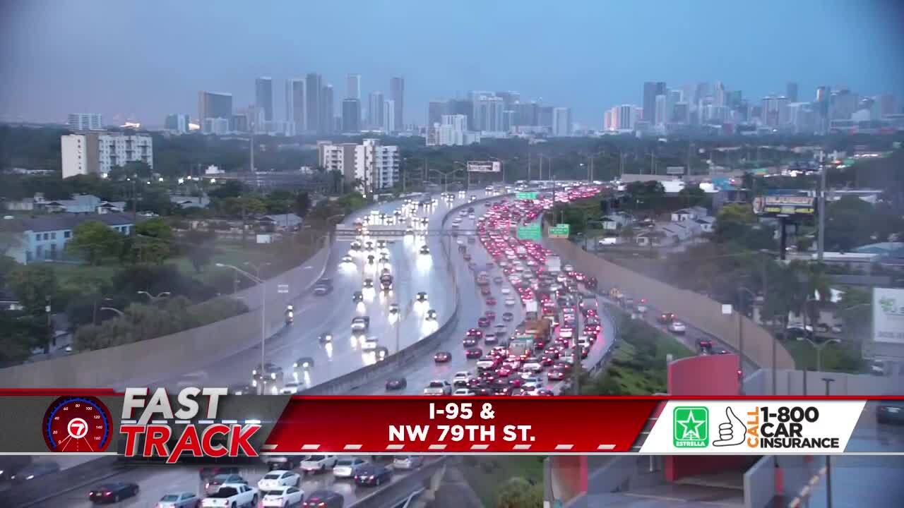 Major collision on I-95 SB causes massive traffic delays during morning ...