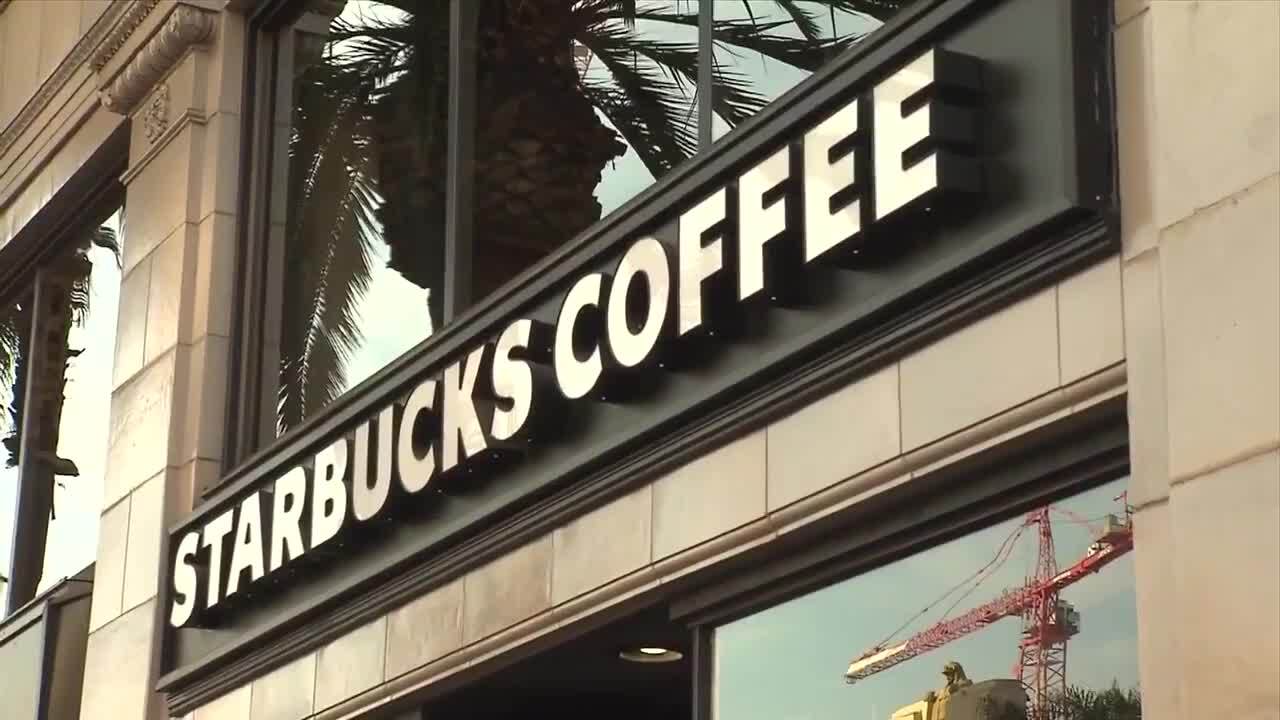 More than 1,000 Starbucks baristas go on strike to protest new dress ...