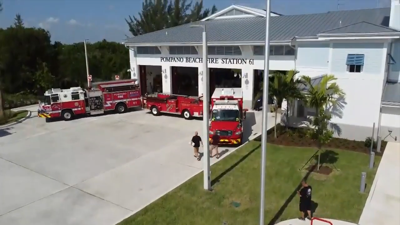 Pompano Beach dedicates new fire station to fallen firefighter - WSVN ...